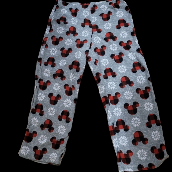 Disney | Intimates & Sleepwear | Disney Mickey Mouse Flannel Pajama ...